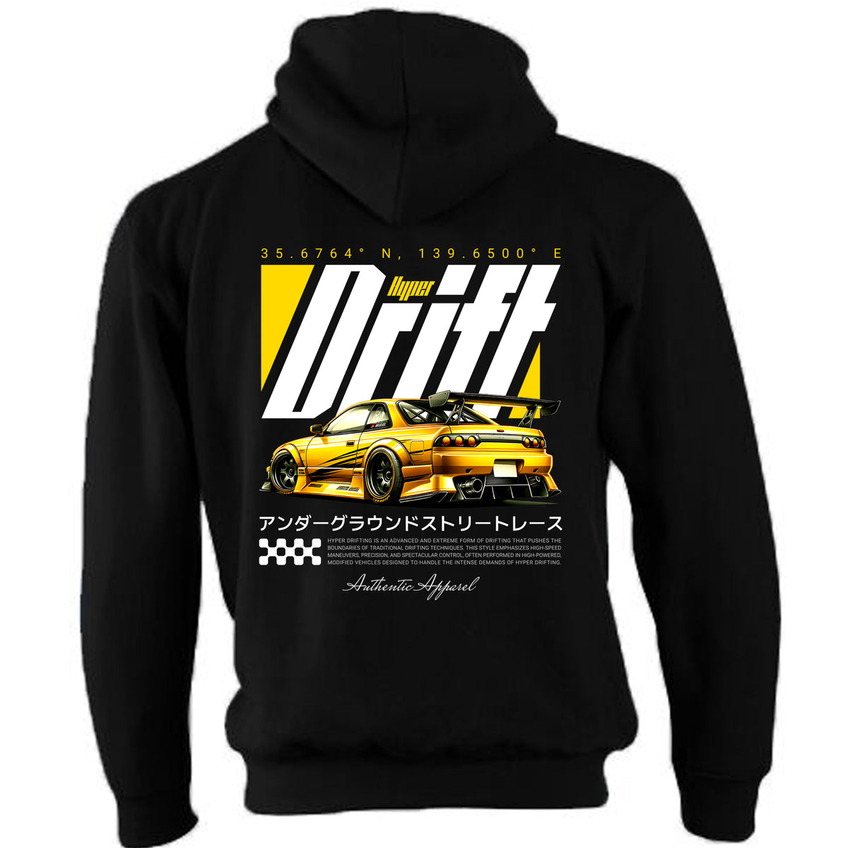 JDM Hoodie Japanese Modified Automotive Street Drift Drag Race Car Hyp ...